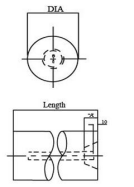 Haute anode potentielle ASTM B843-M1C de magnésium de protection cathodique